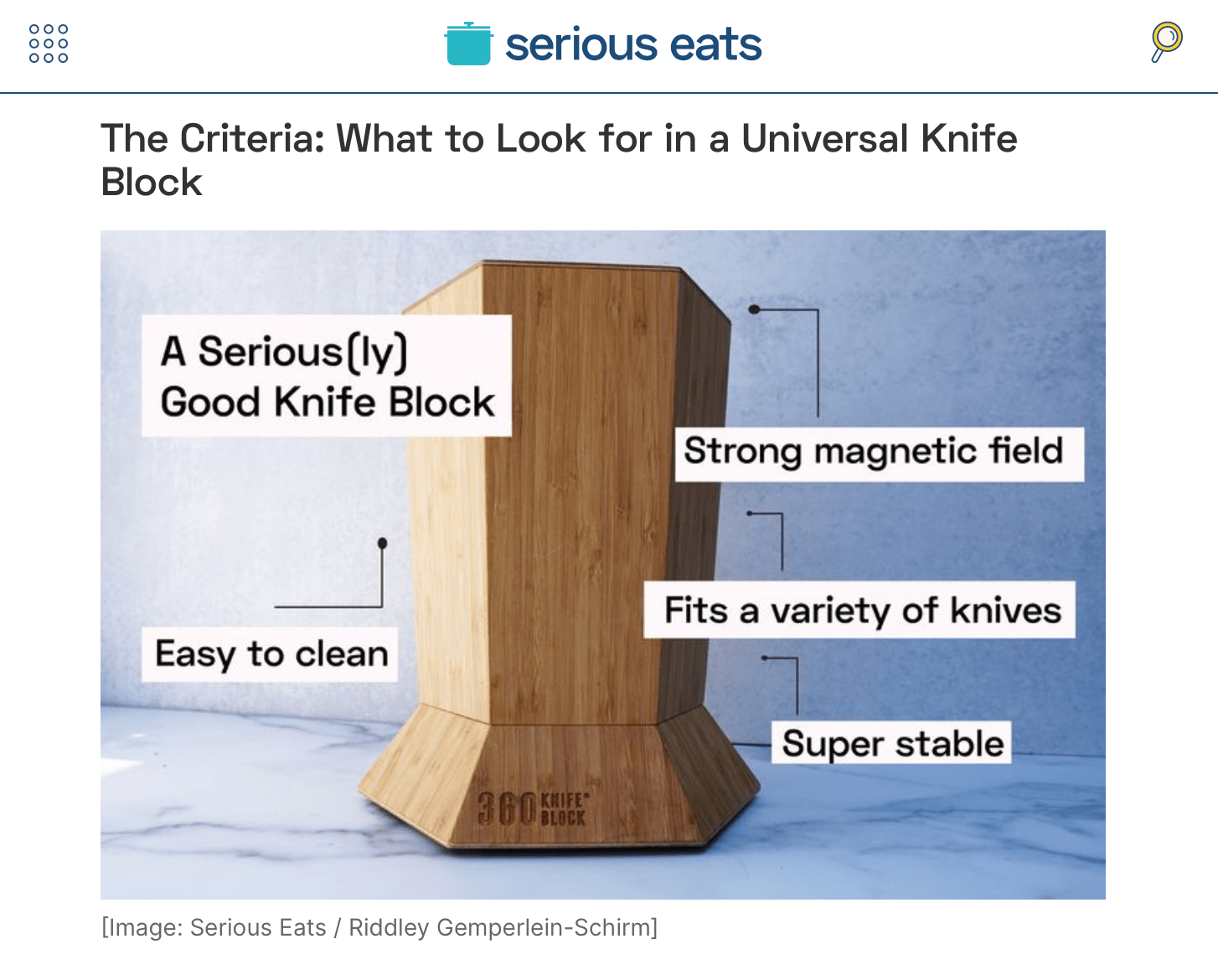 360 Knife Block – Design Trifecta – Henry Leggett M.A